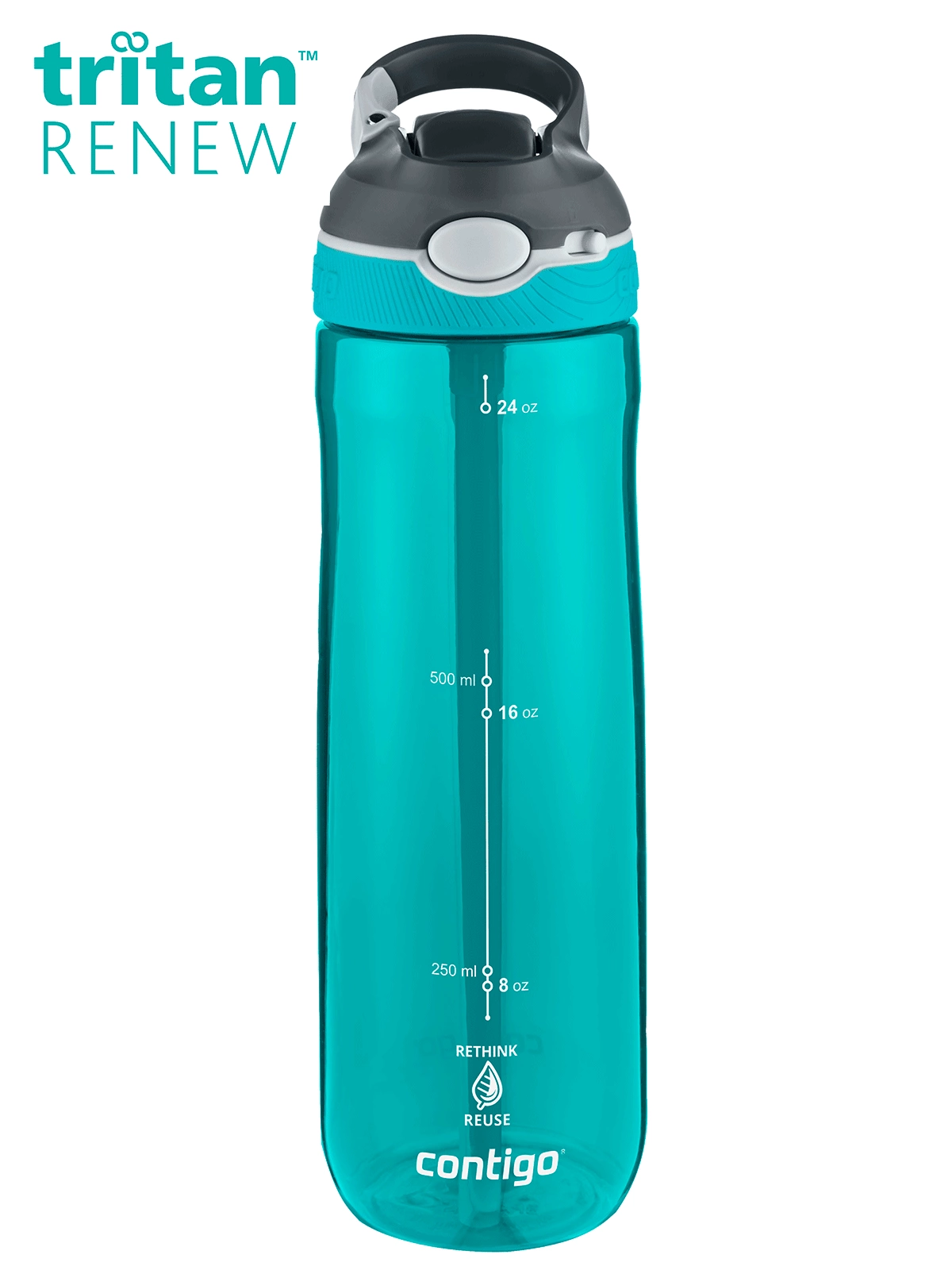 Botella de agua Contigo Ashland 720ml - Scuba Turquesa | Botellas de ...