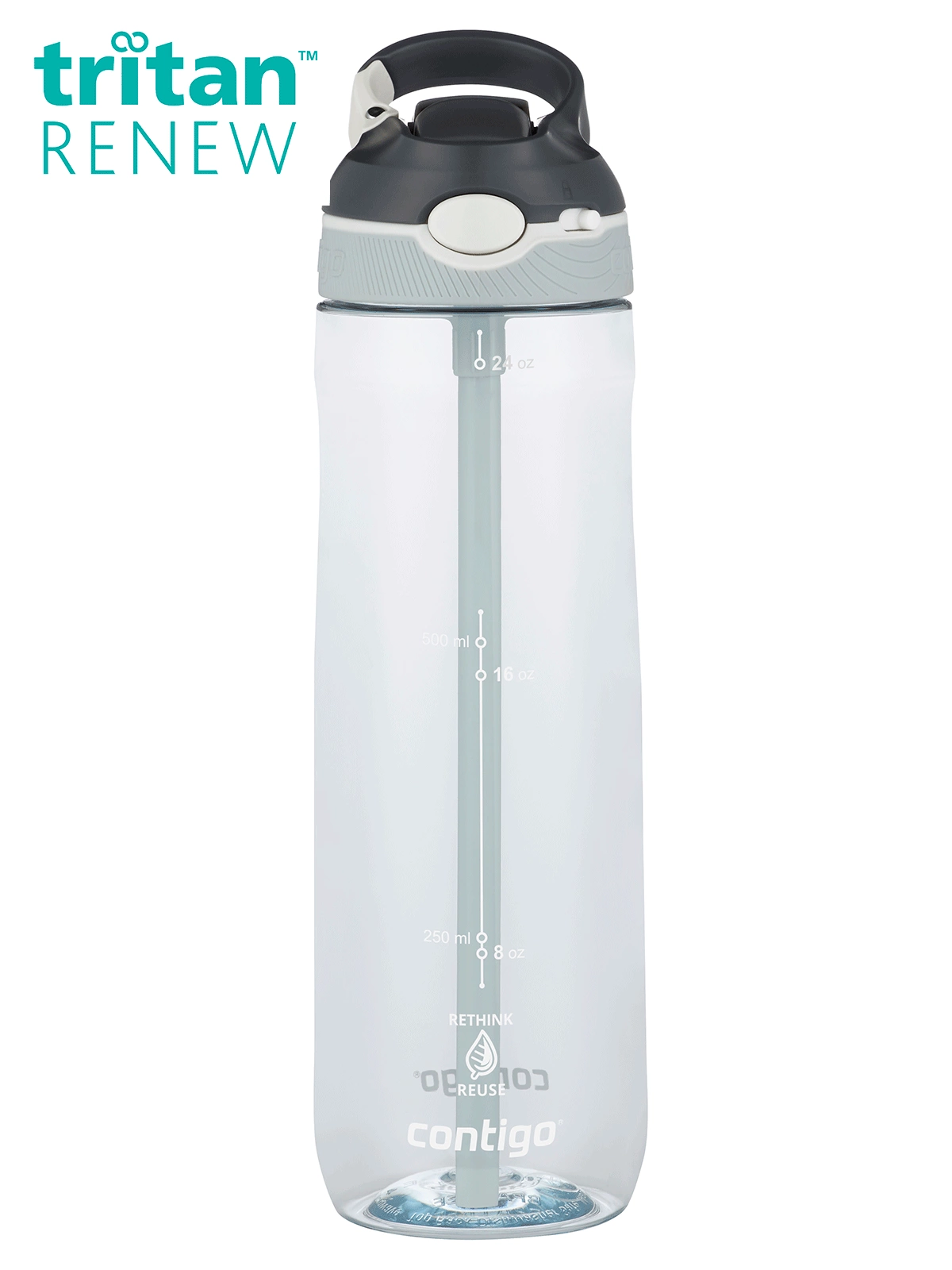 Botella de agua Contigo Ashland 720ml Macaroon Transparente | Flaschen ...