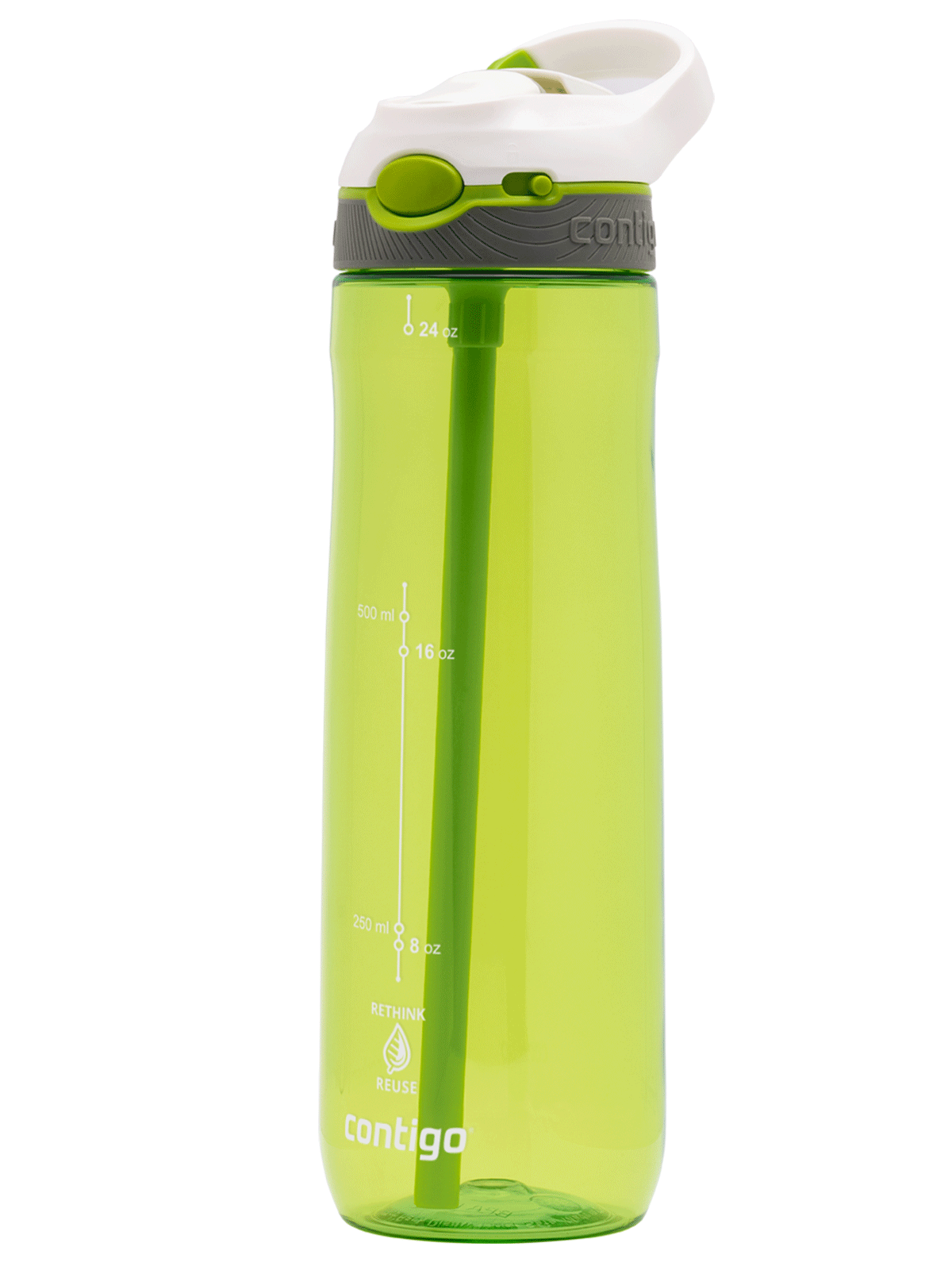 Botella ecológica para agua Contigo Ashland 720ml - Citron/Blanco Verde ...